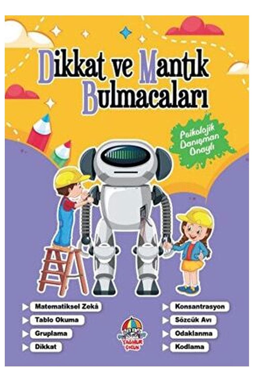 Amazon.com: Dikkat ve Mantik Bulmacalari Mor Kitap: 9786052185087 ...