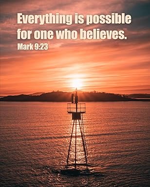 Everything is Possible for One Who Believes. Mark 9:23: Prayer Journal ...