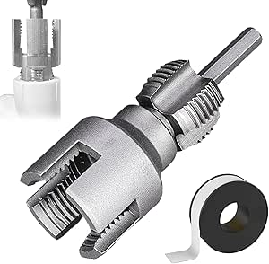 Integrated Internal & External Pipe Threading Tool Set, 1/2'' 3/4 ...