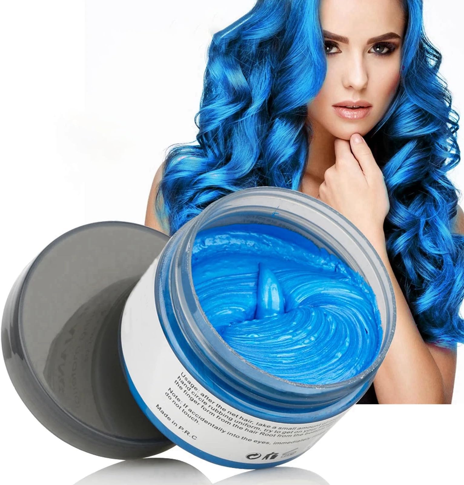 Amazon.com : Temporary Hair Color Wax,Instant Hair Color Cream Washable ...