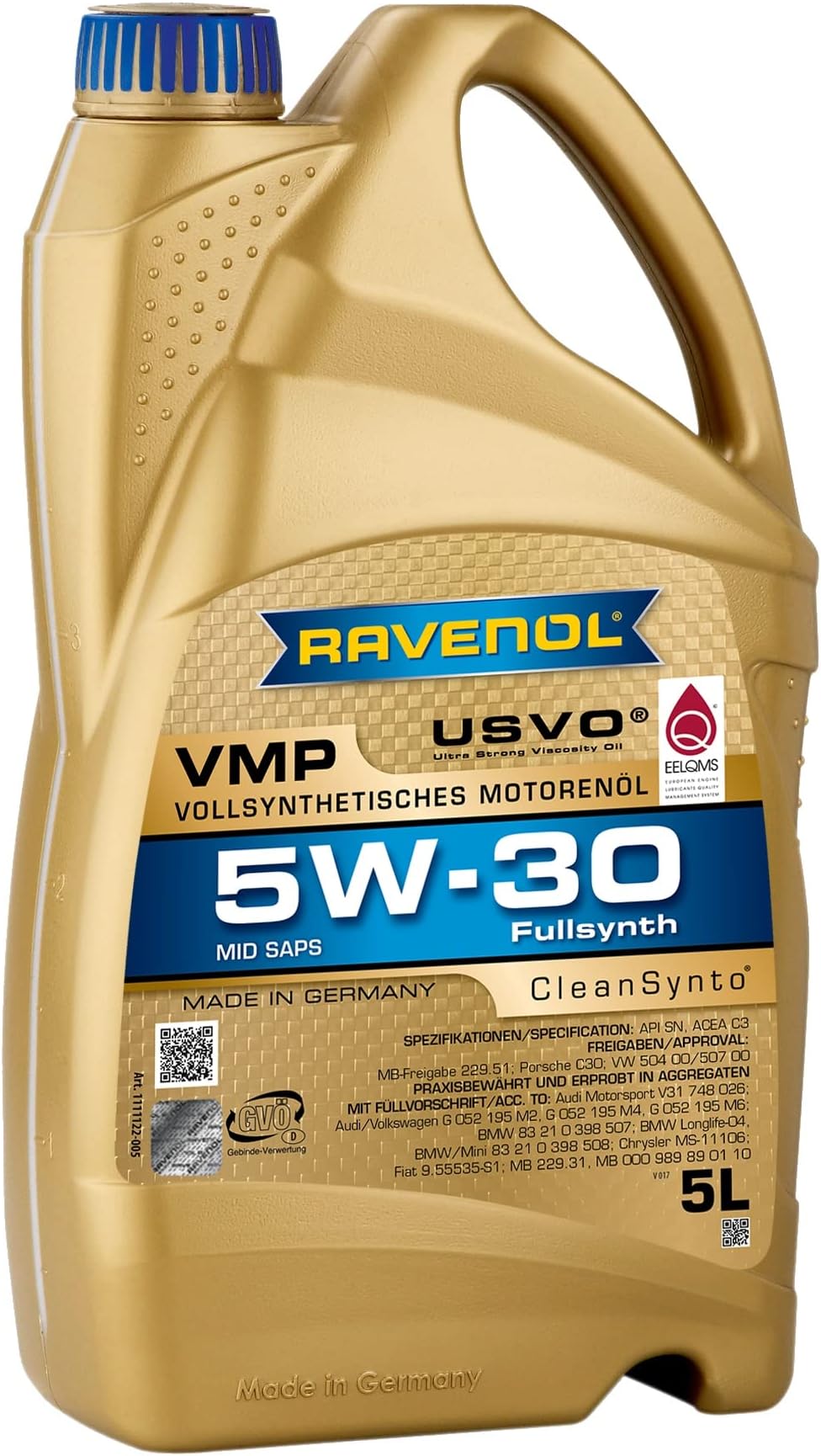 5 Liter RAVENOL 5W-30 : Amazon.it: Auto e Moto