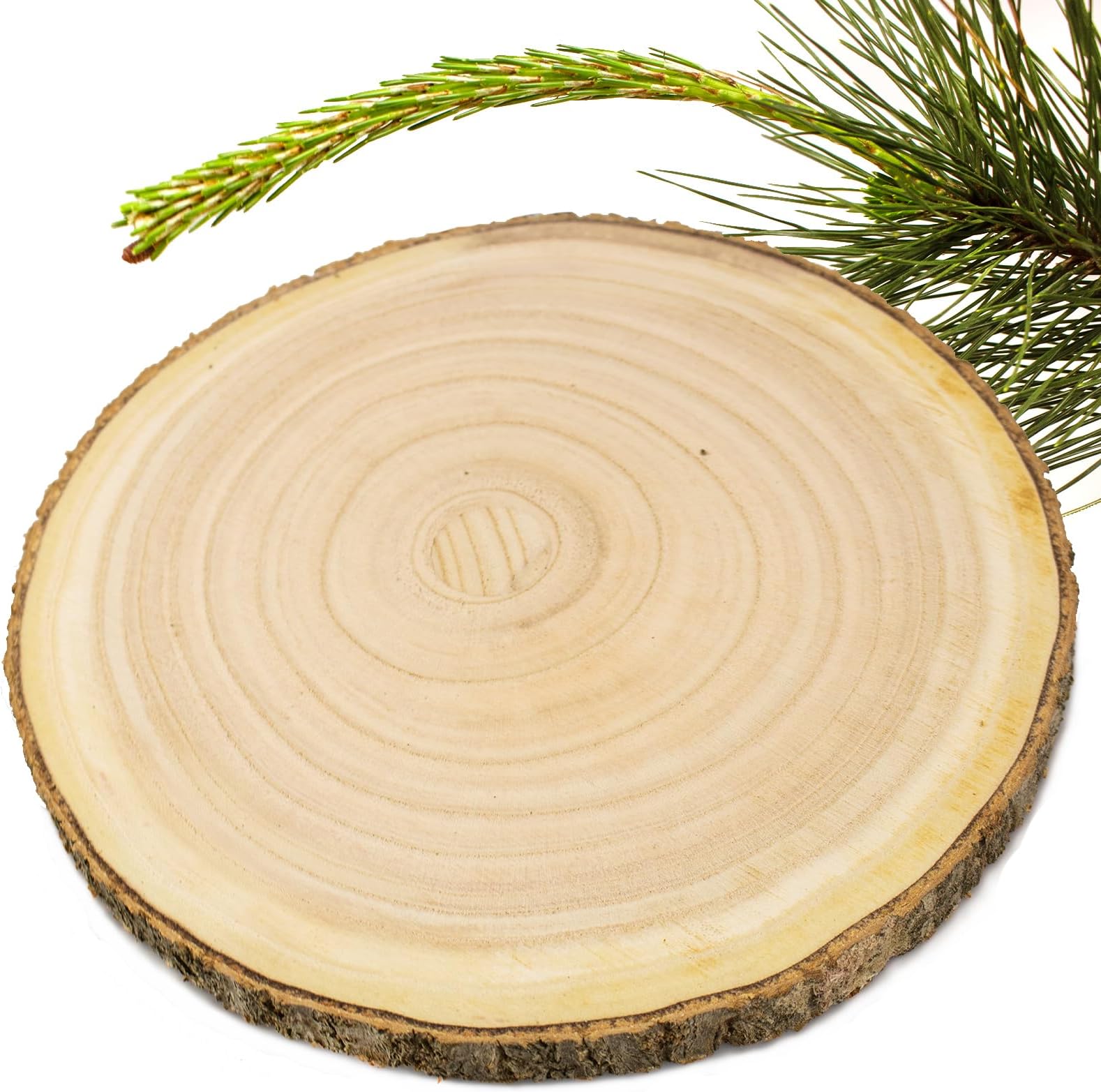 Amazon.com: Wood Centerpieces for Tables 2 Pcs 7-8 Inches Natural Wood ...