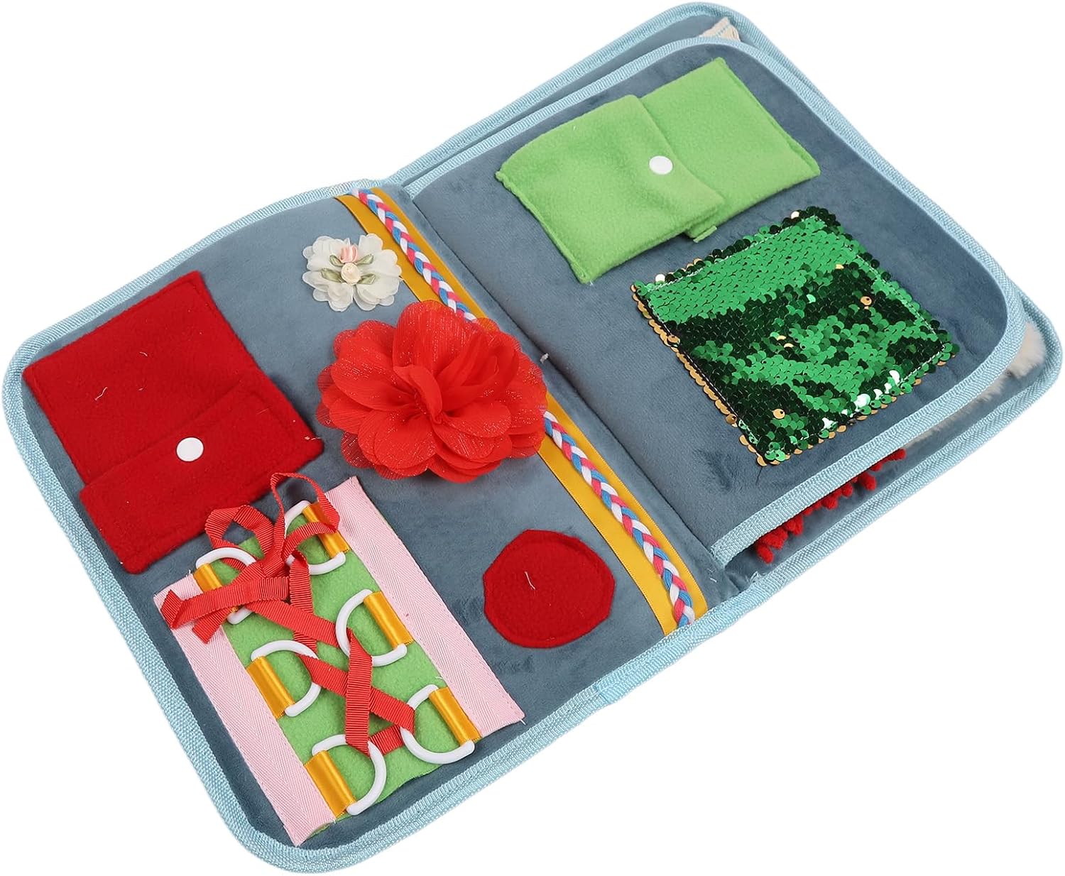 Amazon.com: FILFEEL Fidget Book for Dementia & Autism, Anxiety Relief ...