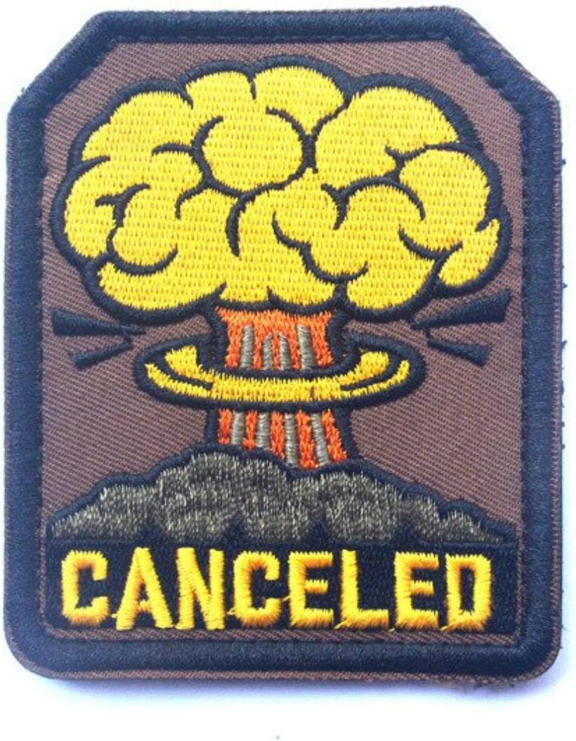 Amazon.com: Atom Bomb Cancelled Iron On Patch