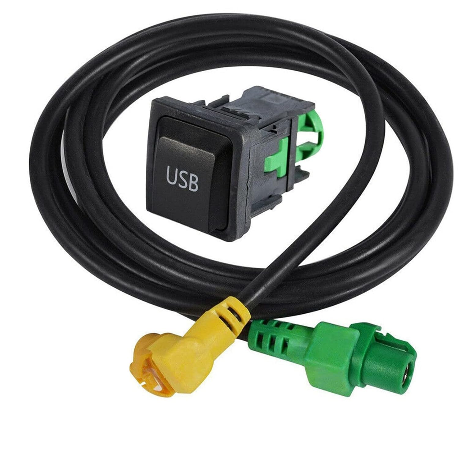 Amazon.com: USB Port Car Switch Socket with Cable for Volkswagen RCD510 ...