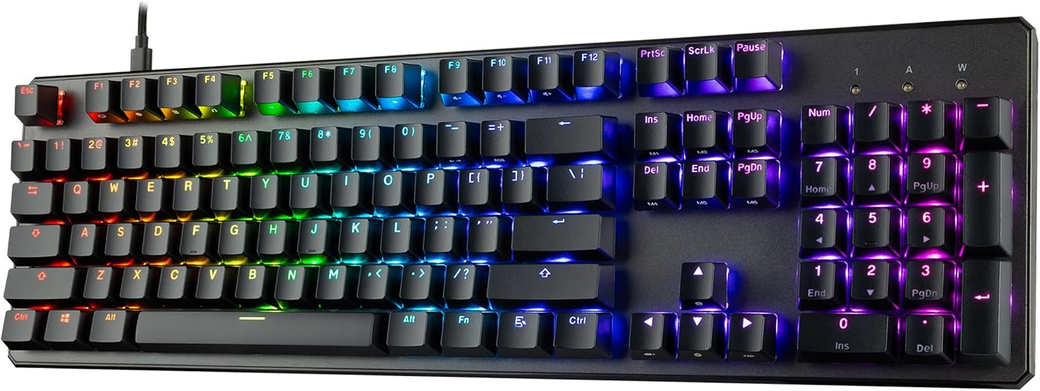 Tecware Phantom + 104 Keys RGB Mechanical Keyboard [4 Switch Options ...