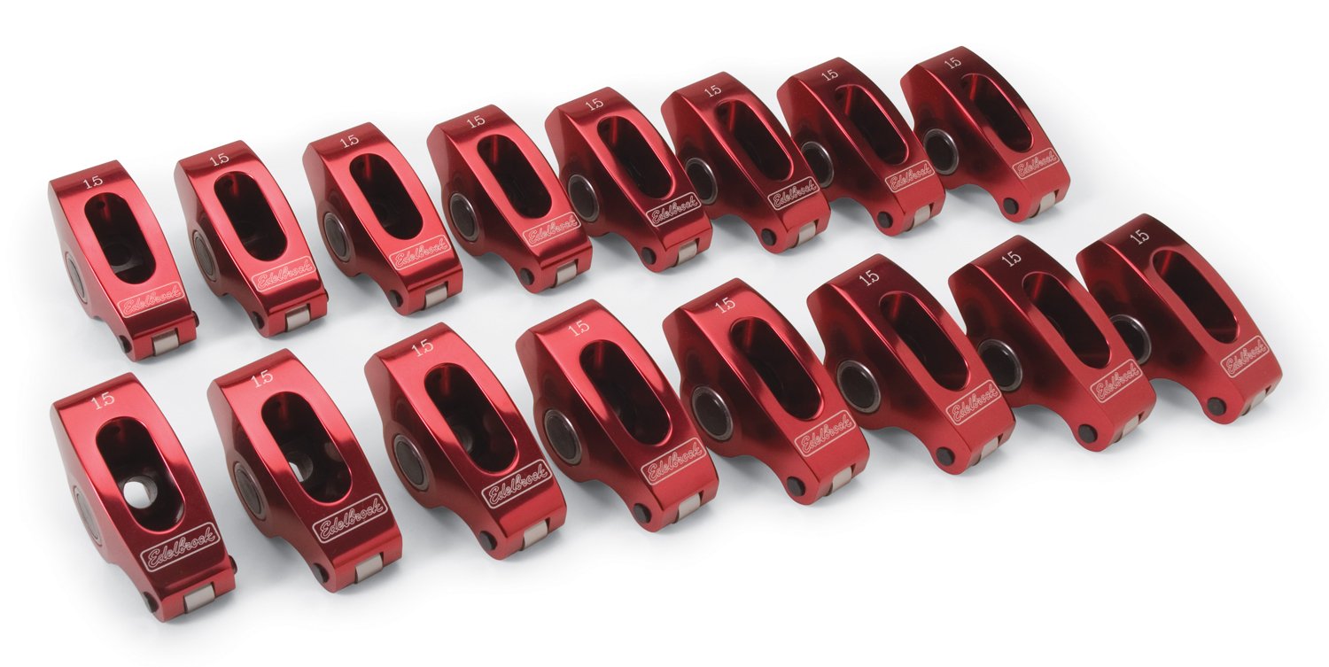 Partsflow Sbc Roller Rockers 1.5 3/8 Stud Natural Stainless