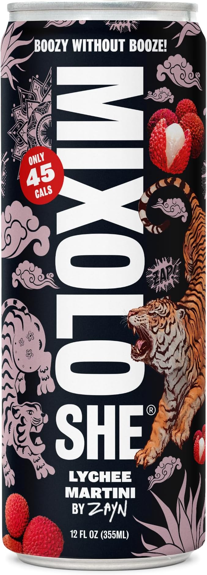 Amazon.com: MIXOLOSHE 12 Pack of Lychee Martini by Zayn | Less than 0.5 ...