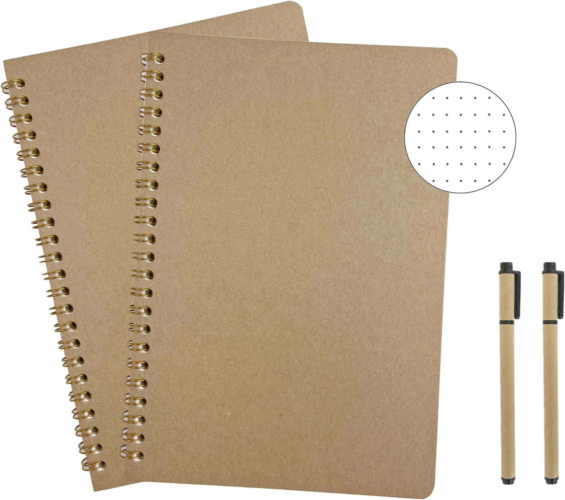 Amazon.com : zmybcpack 12 Pack 8.25x5.5 Inches Dot Grid Paper Notebook ...