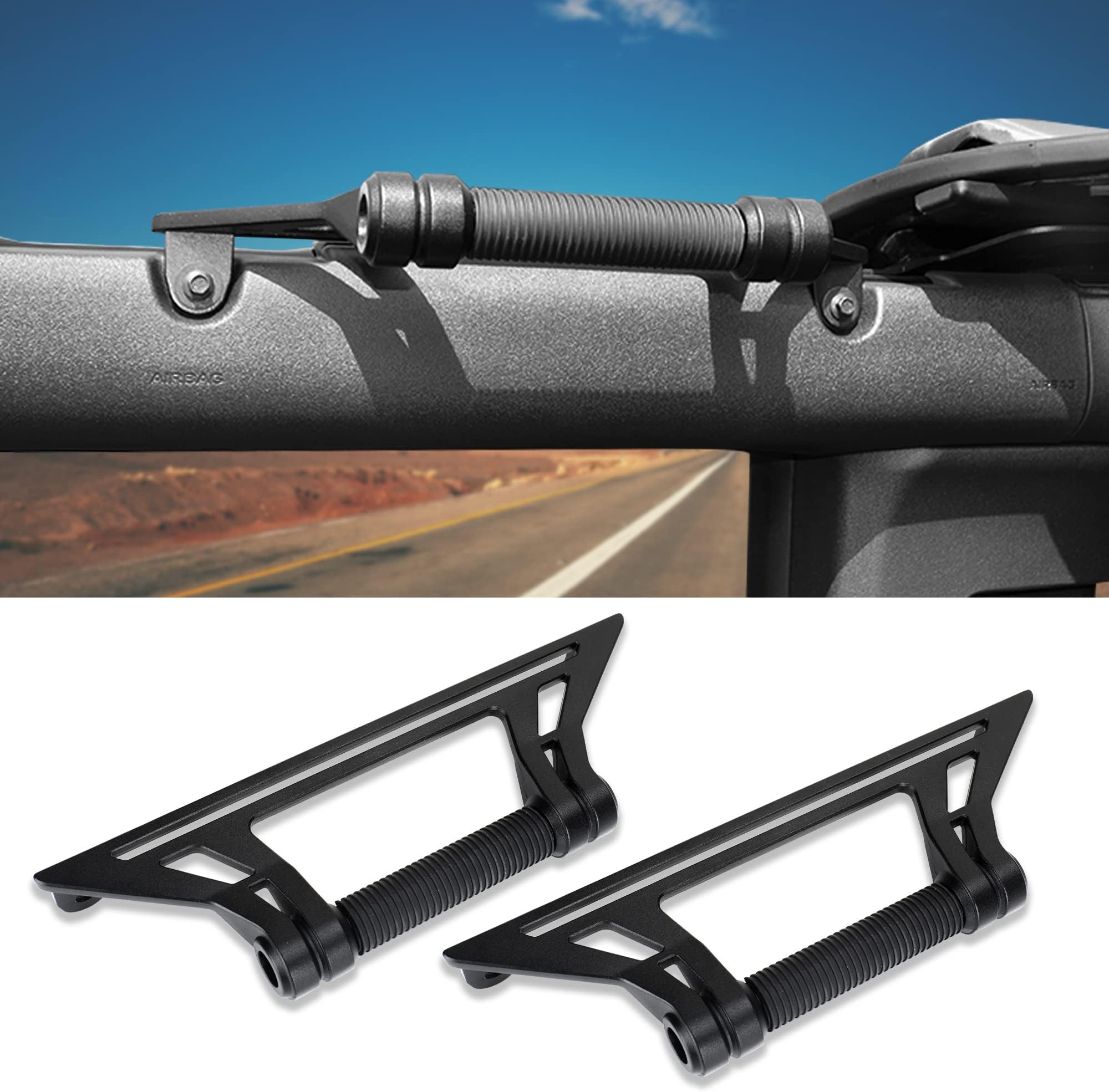 Amazon.com: Updated Aluminum Grab Handles Compatible with Ford Bronco ...
