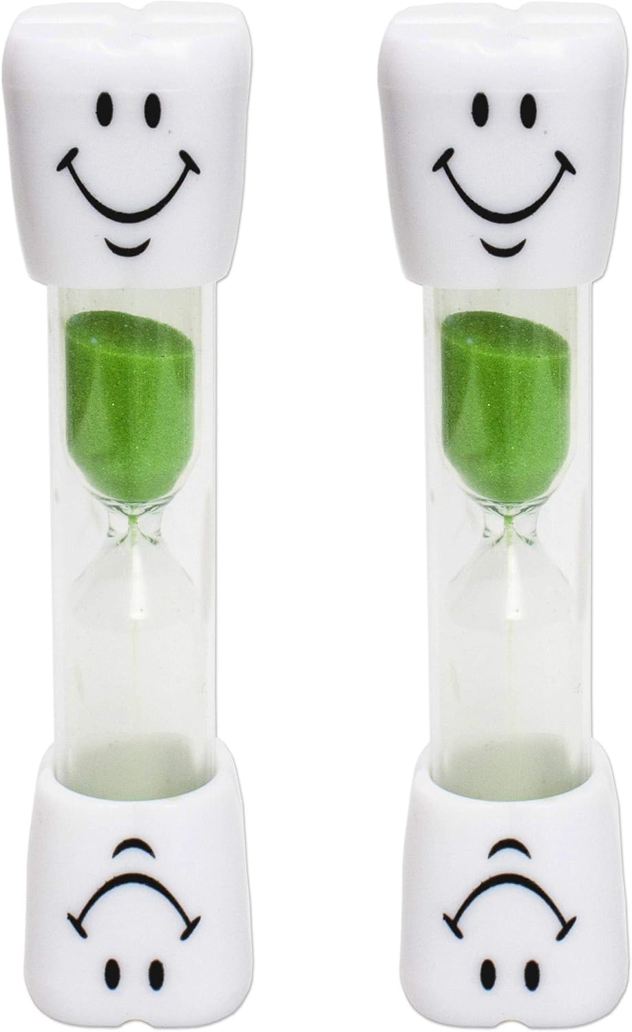 Smile Sand Egg Timer - 2 Minute Timer (Set of 2) (2 Green) : Amazon.co ...