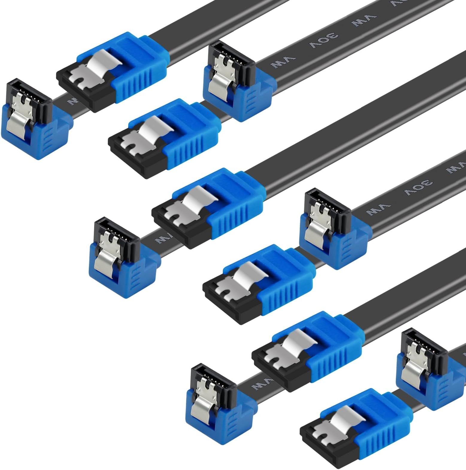 Amazon.com: QIVYNSRY 3PACK SATA Cable III 3 Pack 6Gbps Straight HDD SDD ...