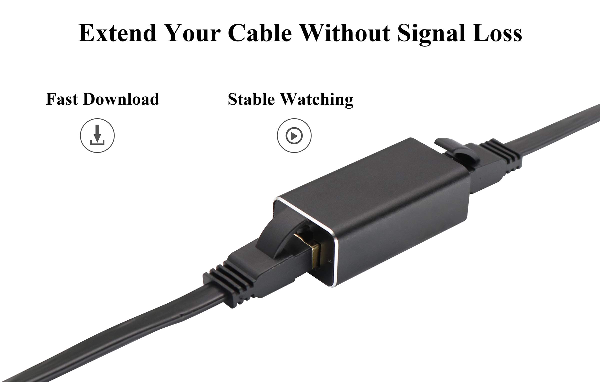 Snapklik.com : AAOTOKK RJ45 Coupler, Metal Shell RJ45 Female To Female ...