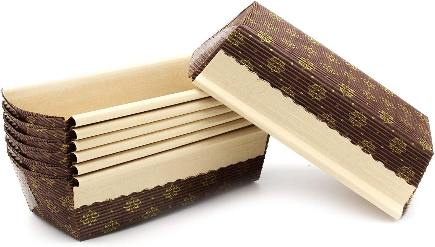 Amazon.com: Premium Paper Baking Loaf Pan, Nonstick, Disposable, for ...