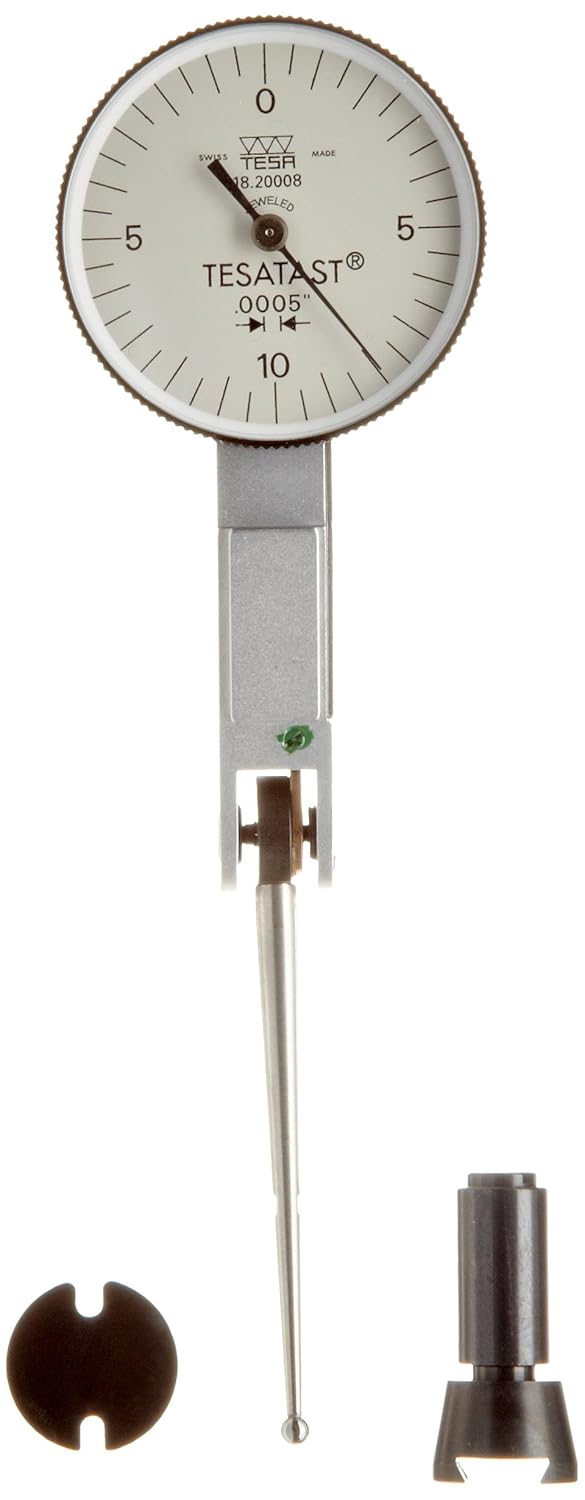 Brown & Sharpe TESA 18.20008 Tesatast Dial Test Indicator, Top Mounted ...
