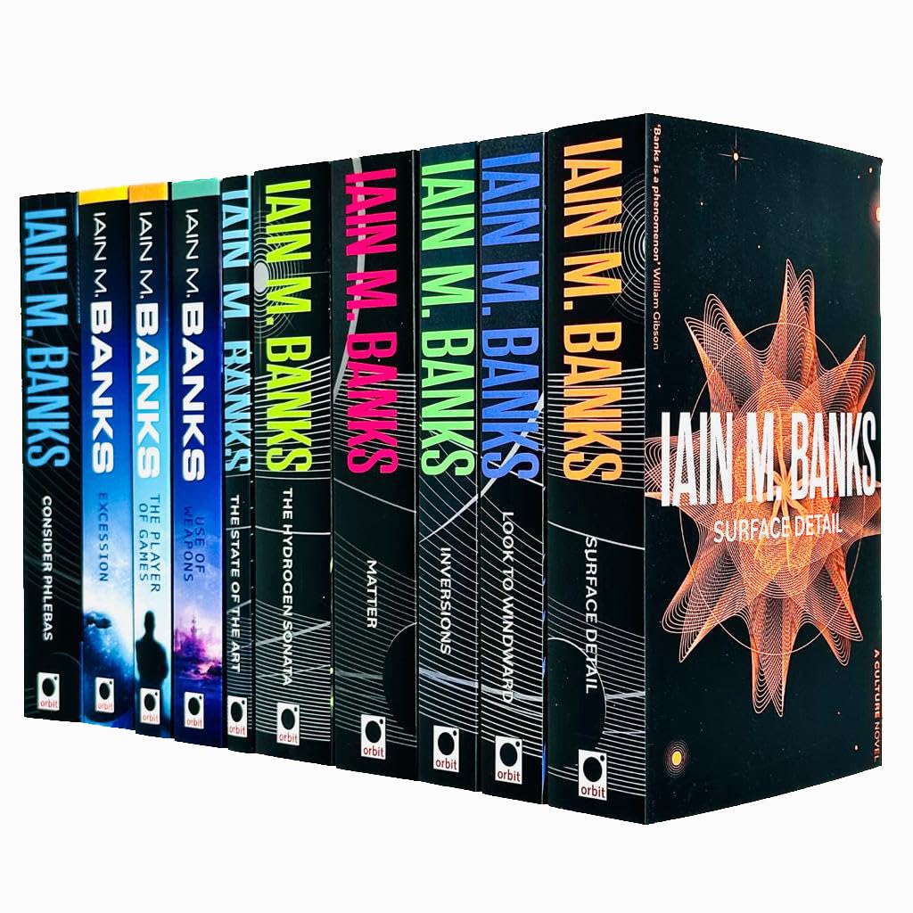 Culture Collection Iain M Banks 9 Books Set Pack New RRP: 80.91 (Iain M ...