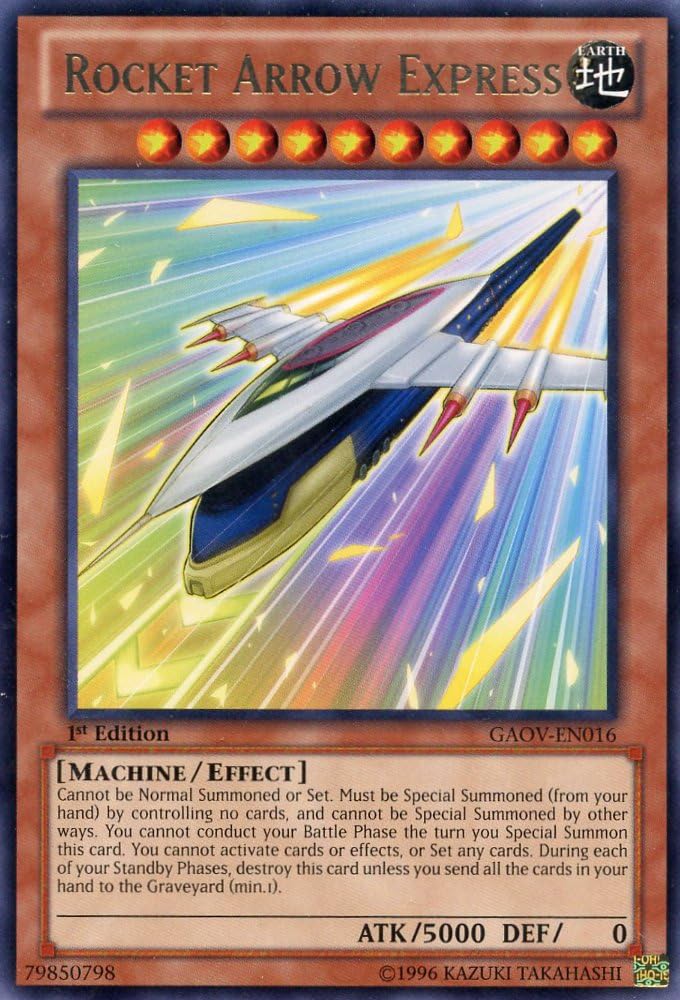 Amazon.com: Yu-Gi-Oh! - Rocket Arrow Express (GAOV-EN016) - Galactic ...