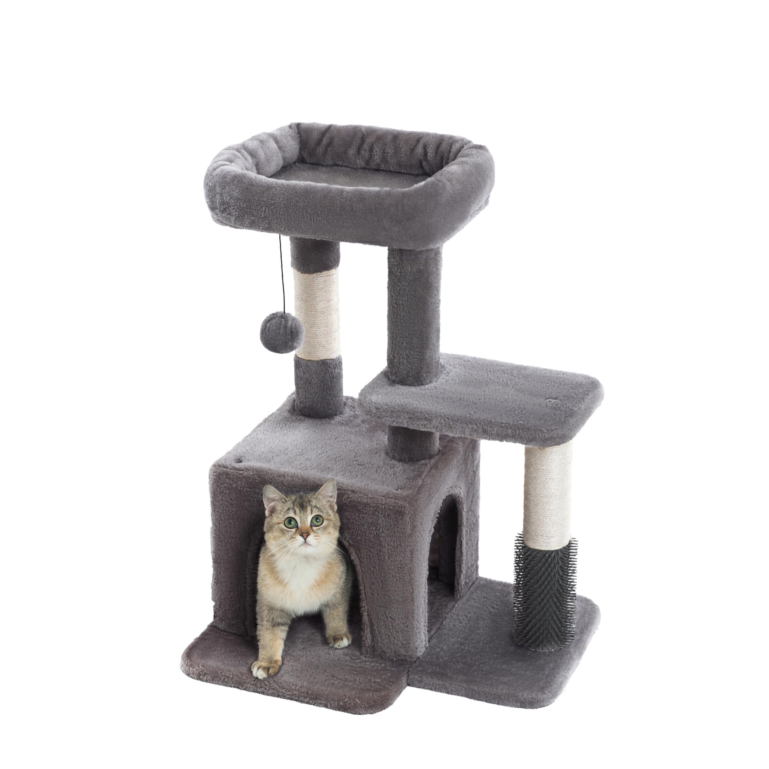 Amazon.com : Pesofer Cat Tree, Small Cat Condo with Sisal Scratching ...