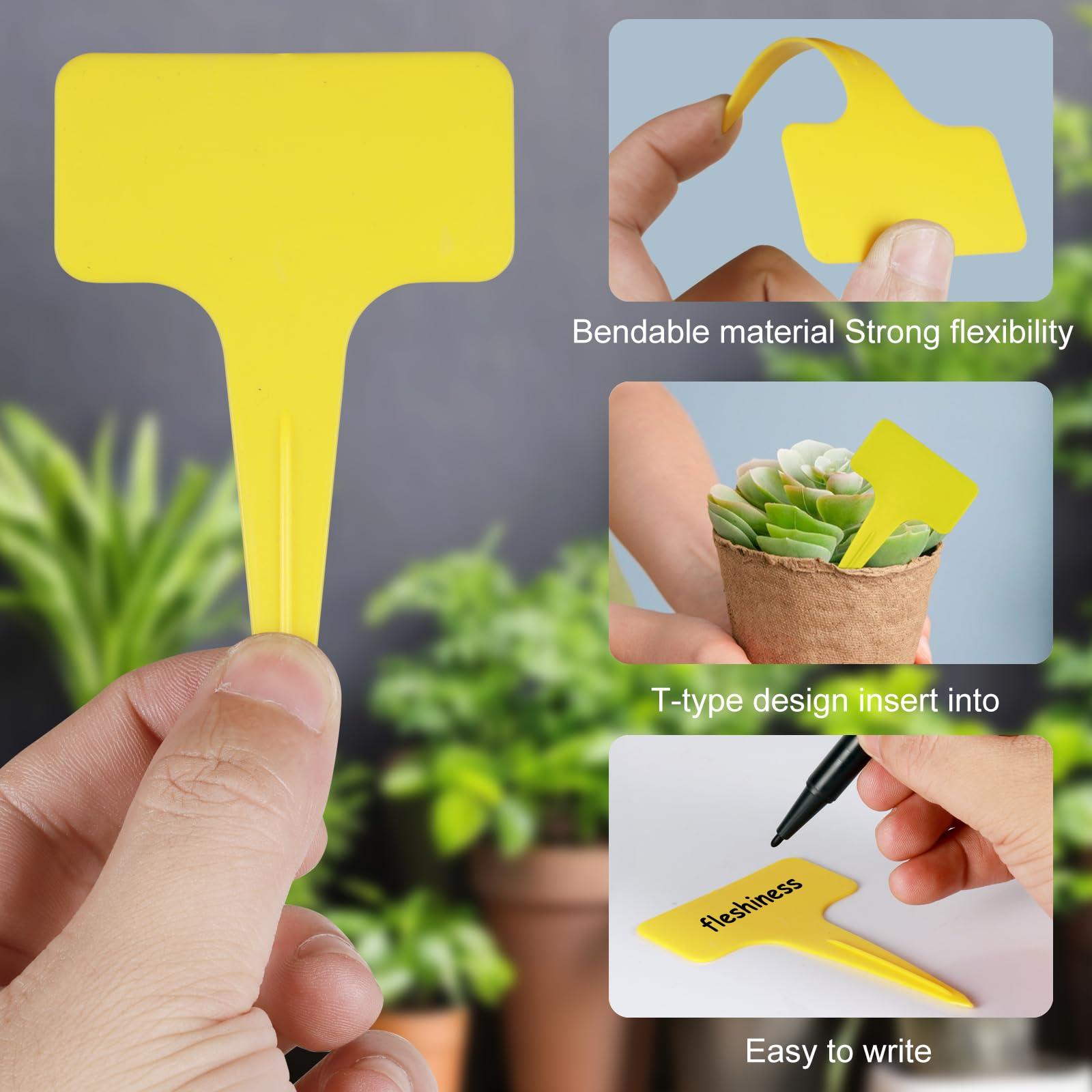180PCS Plant Labels for Outdoor Plants, 6x10cm Plant Markers & Labels ...