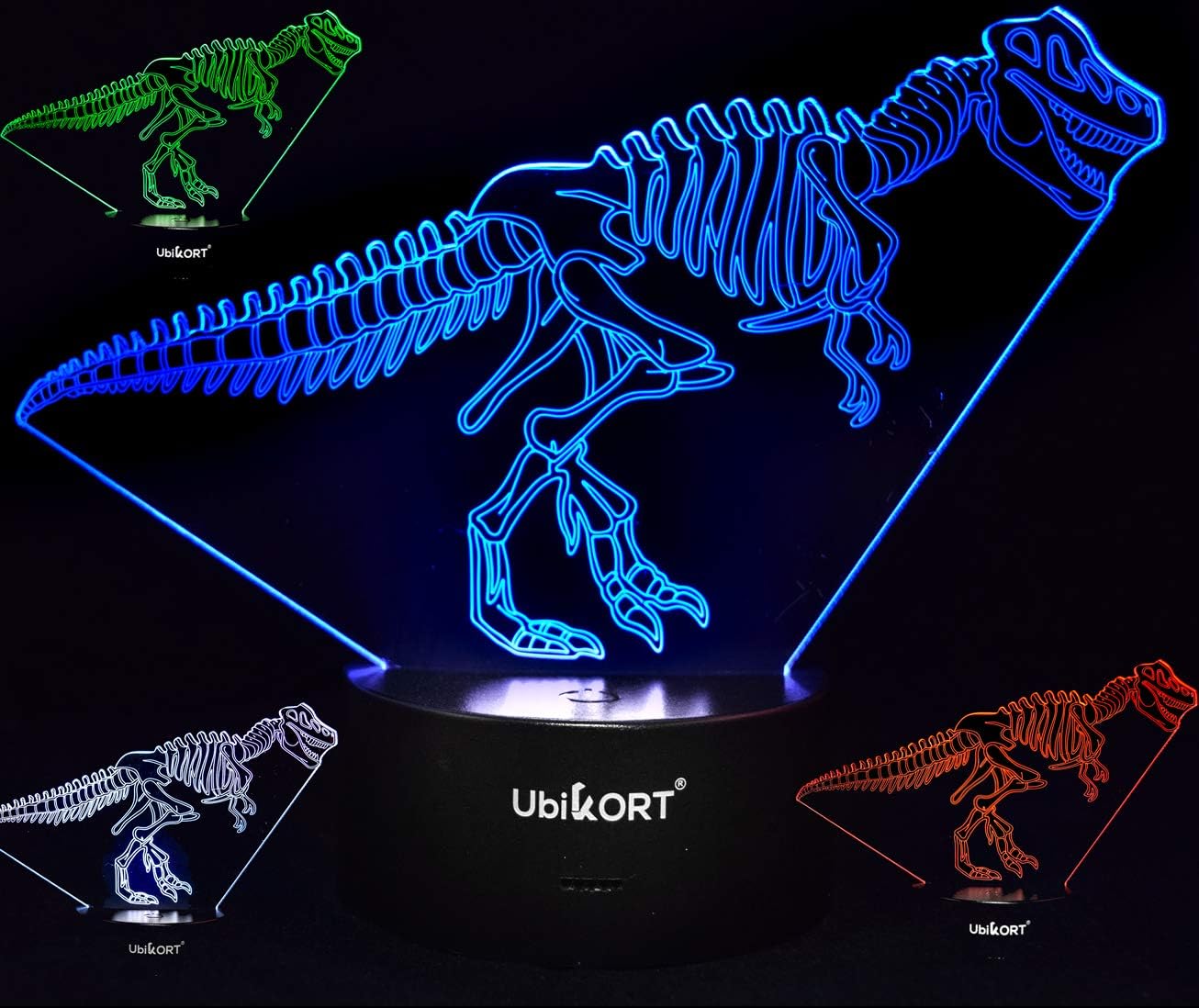 Amazon.com: UbiKORT Dinosaur Lamp Night Light T-Rex Dinosaur Light ...
