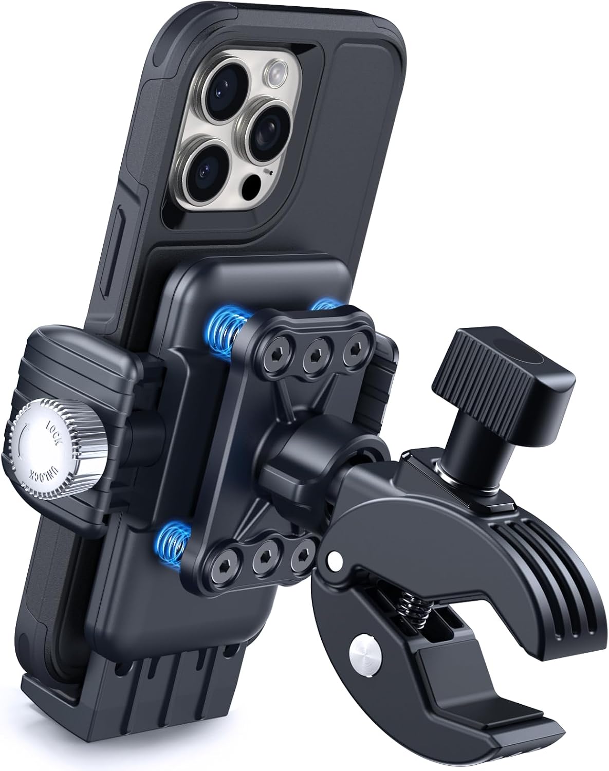 Amazon.com: ORNARTO Motorcycle Bike Phone Holder Mount,2024 Upgrade ...