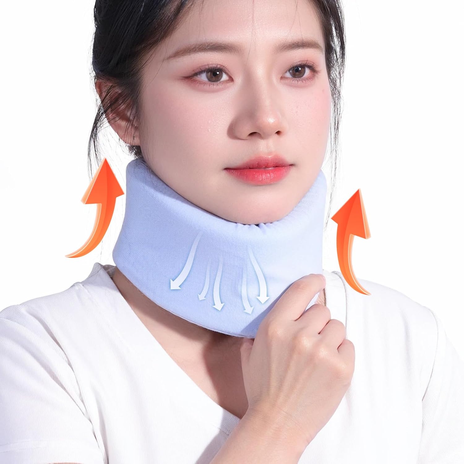 Amazon.com: HEINALOUS Neck Brace Soft Adjustable Neck Support Brace for ...