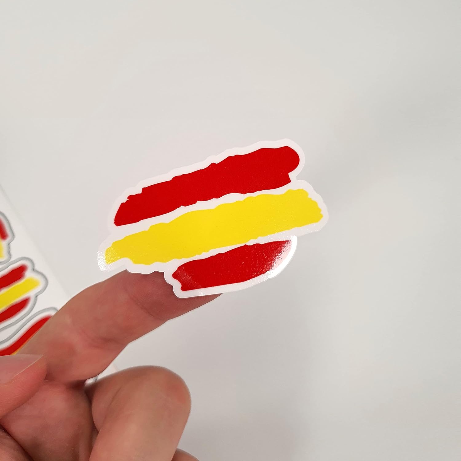 Spanish Flag Spain Vinyl Sticker – BigaMart