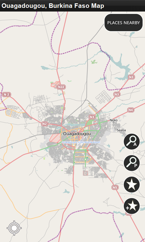 Ouagadougou, Burkina Faso - Offline Map - App on Amazon Appstore