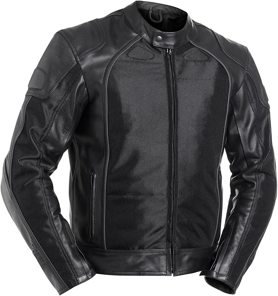 Amazon.com: BILT Air Demon Leather/Mesh Hybrid Motorcycle Jacket ...