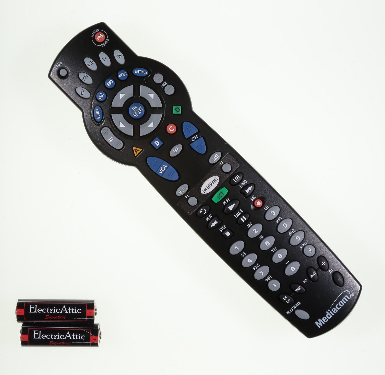 Amazon.com: Mediacom 1056B03 Universal On Demand Cable/TV Remote ...