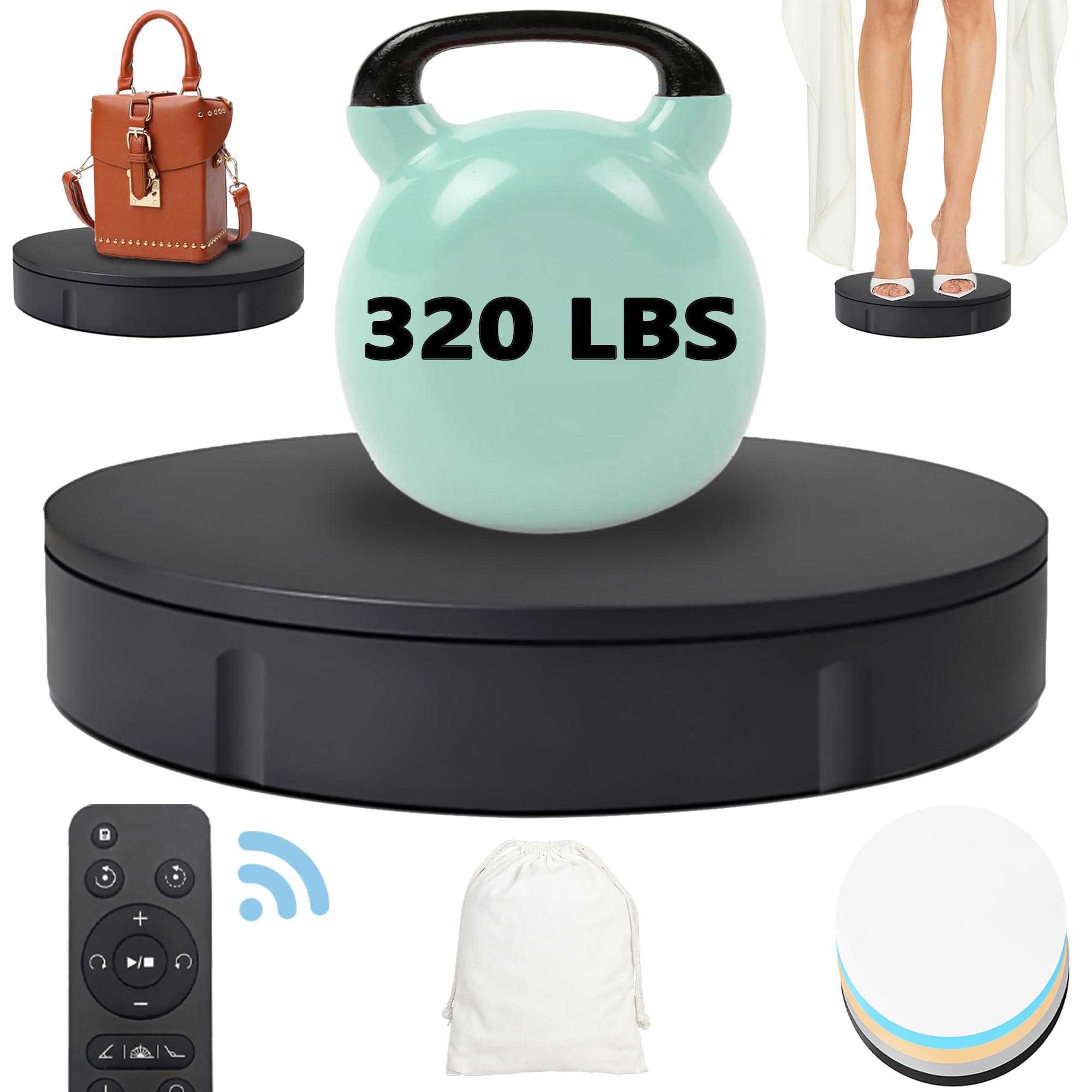 Amazon.com: Prolee 360 Degree Rotating Turntable 12 Inch, 320lbs ...
