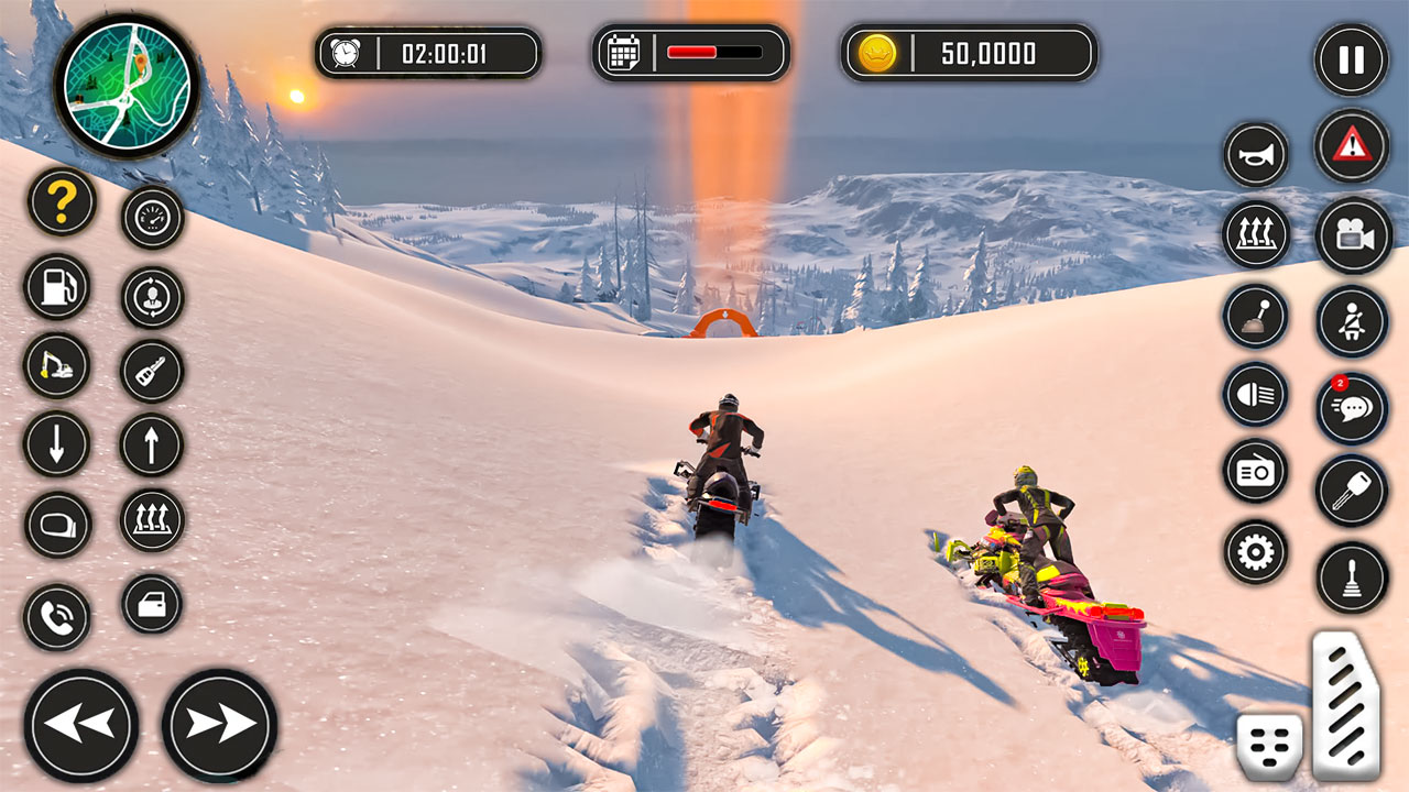 Snow Bike Championship Offroad Motorcycle Games: Snowmobile Bike Stunt ...