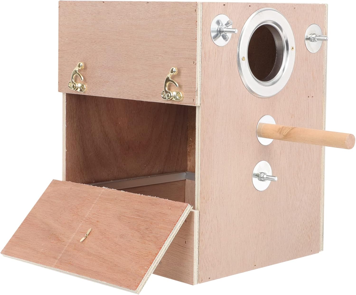 Amazon.com : PATKAW Parrot Nesting Box Wooden Bird Breeding Nests ...
