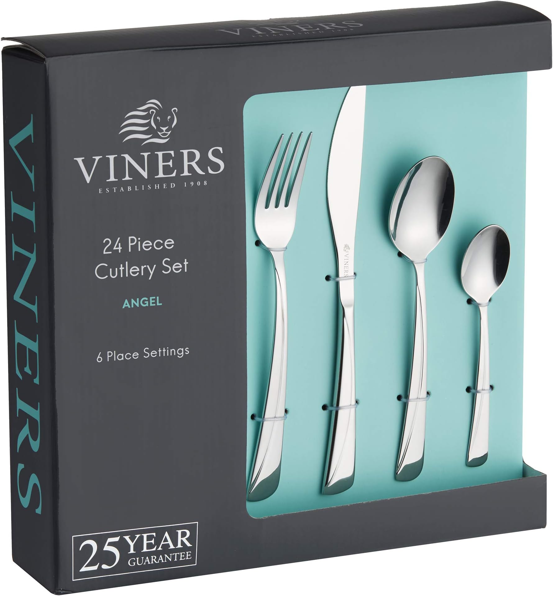 Viners Sorrento 18/0 16-Piece Cutlery Set Gift Box : Amazon.co.uk: Home ...