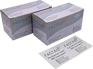 2 x Universal Fastaid 70% IPA Alcohol Wipes for Electronics, Swabs ...