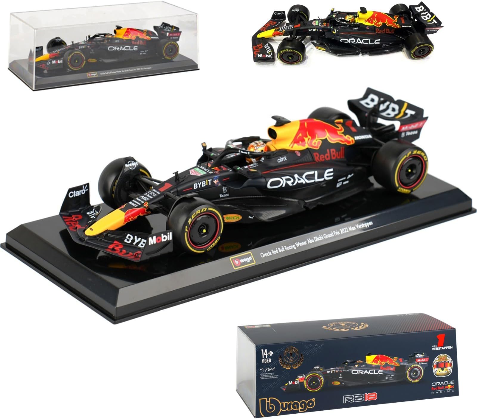 Bburago 1:43 Race Oracle Red Bull Racing RB19 (2023) w/Driver ...