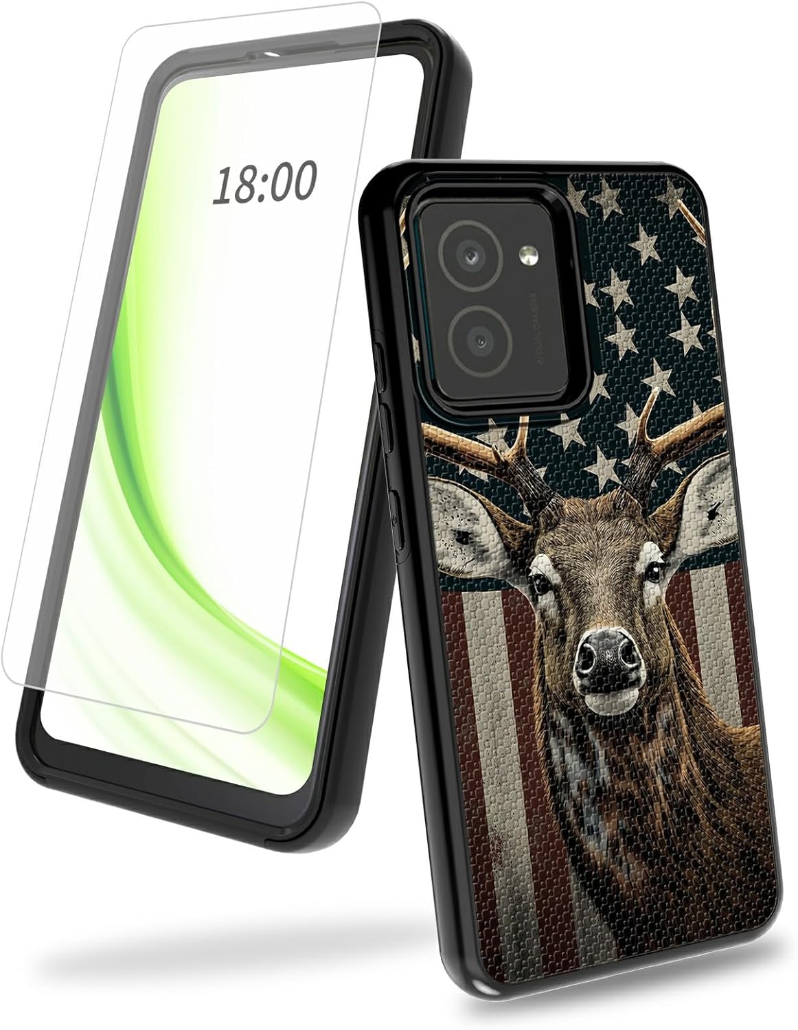 Amazon.com: RWUTYTIUL for HMD Vibe 2024 6.56" Case with Tempered Glass ...
