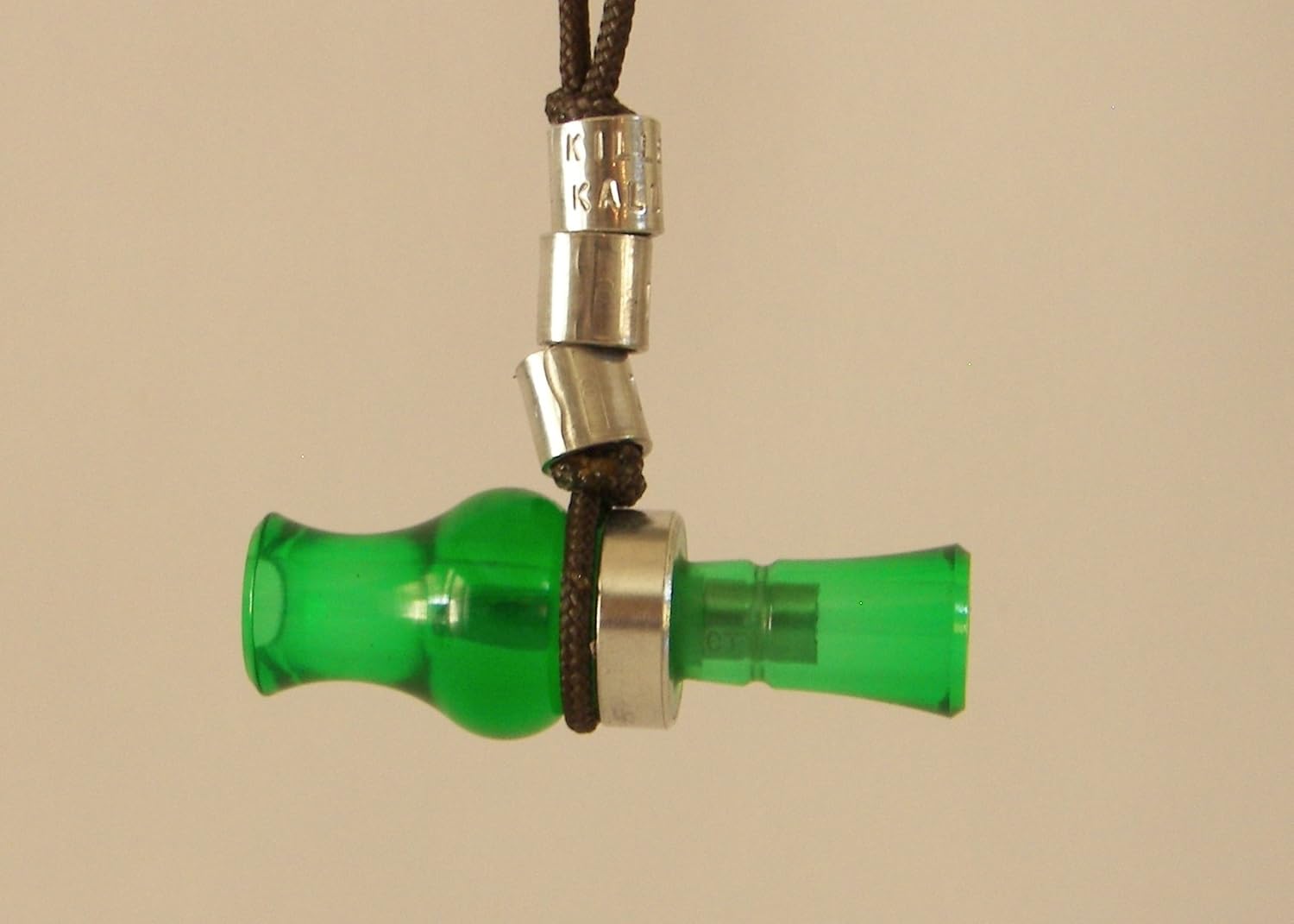 Amazon.com : KillerKallz Working Mini Wood Duck Call Necklace (Green ...