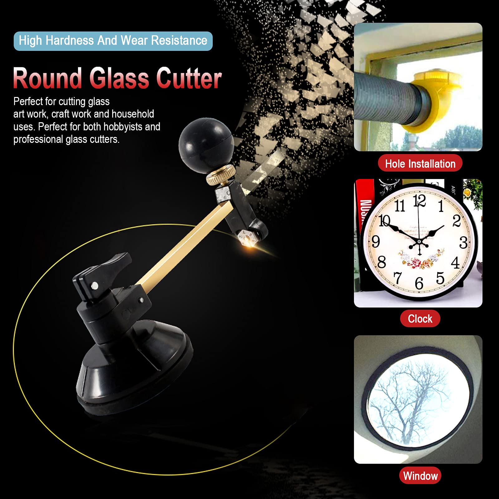 Glass Bottle Cutter Hilitchi 3-Pcs Premium Glass Running Breaking ...