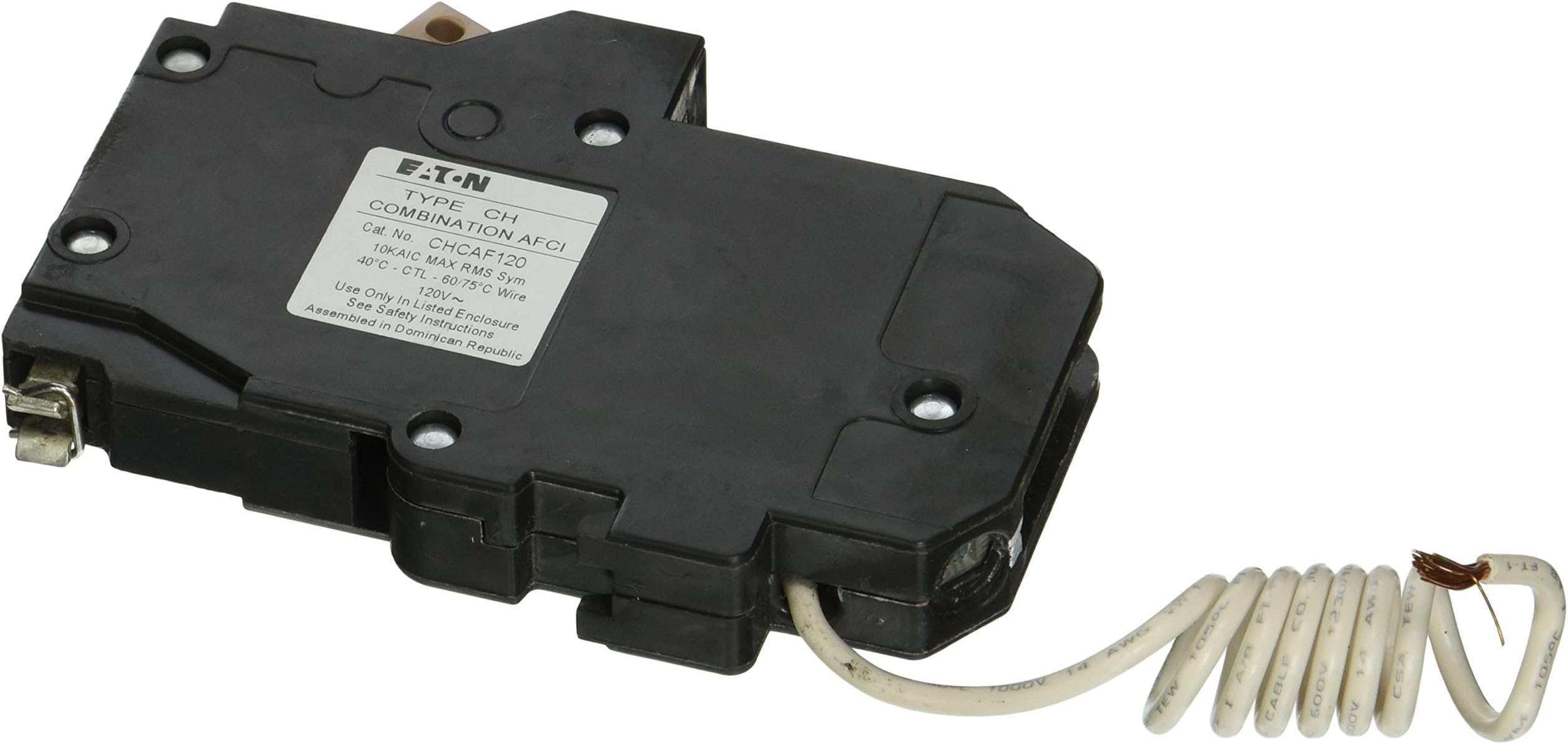 Cutler Hammer Single Pole AFCI Circuit Breaker, CHFCAF120 - Circuit ...
