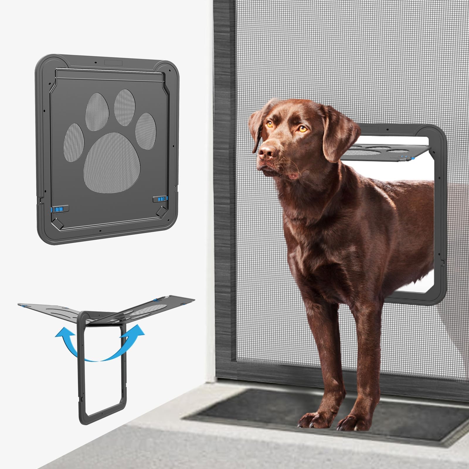 Amazon.com : Screen Pet Door Kit | Screen Door Replacement Kit | Dog ...