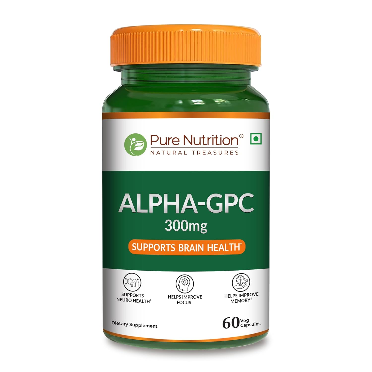 Pure Nutrition Alpha GPC Lipoic Acid (ALA) 300mg with L ...