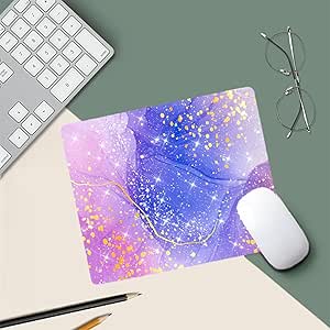 Amazon.com: Mouse Pad Diamond Blue Glitter Sparkle Mousepad Real Bling ...
