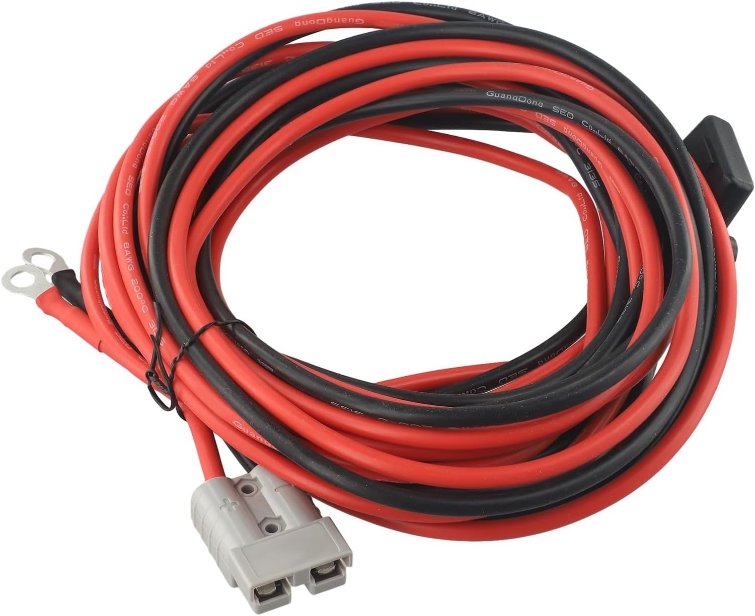 50A 10AWG Weatherproof Wiring Kit,600V Quick Connect Wire with Fuse ...