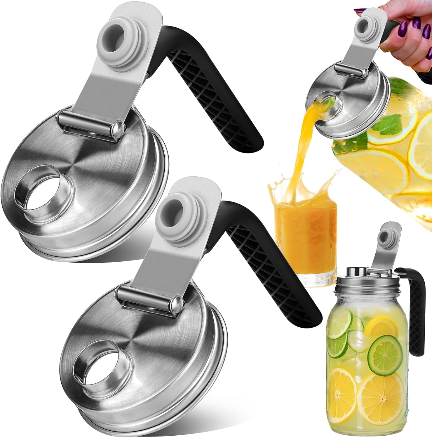 Mason Jar Lid Pour Spout