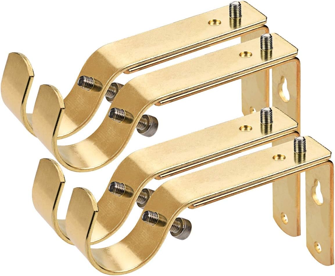 Amazon.com: Simply Sublime Adjustable Curtain Rod Extension Brackets ...