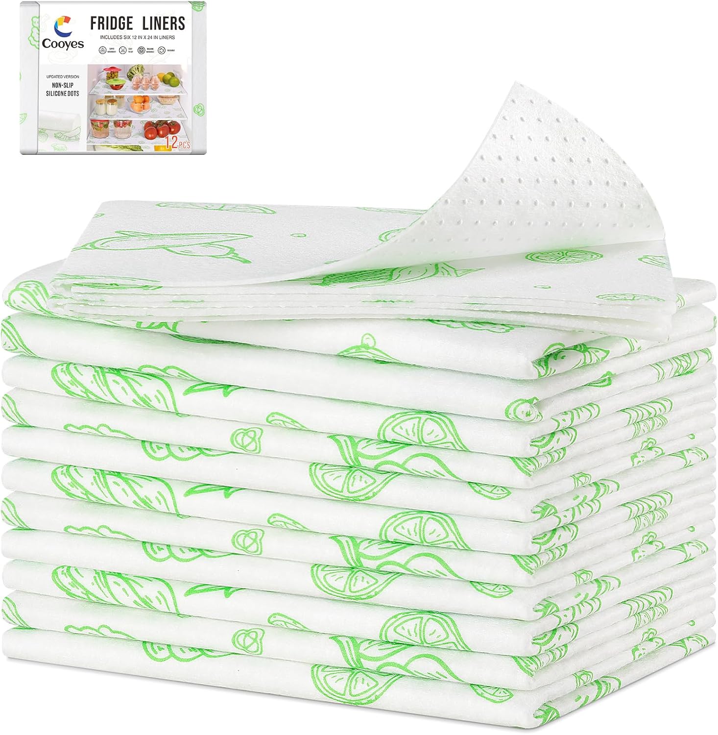 Amazon.com - Cooyes Refrigerator Drawe Liners Super Absorbent Fridge ...