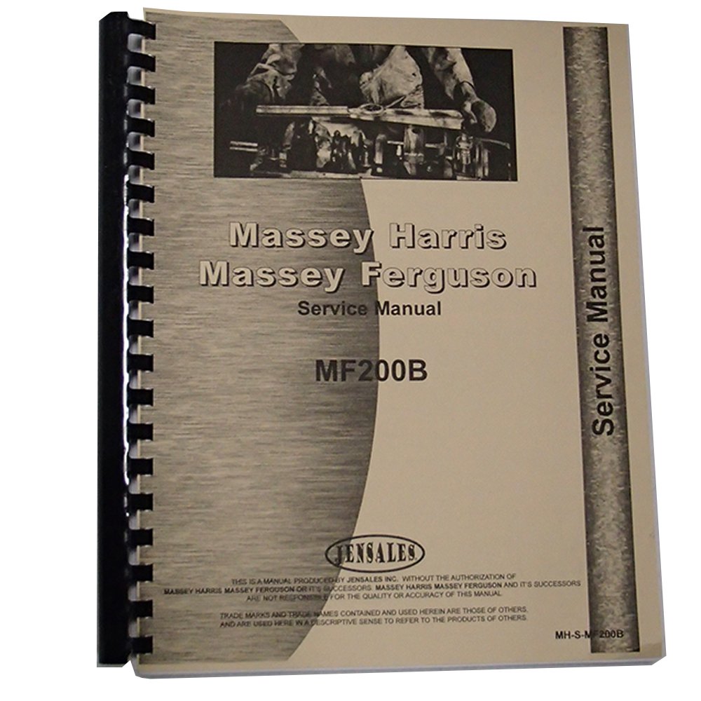 Amazon.com: RAParts Fits Massey Ferguson 200B Crawler Service Manual ...