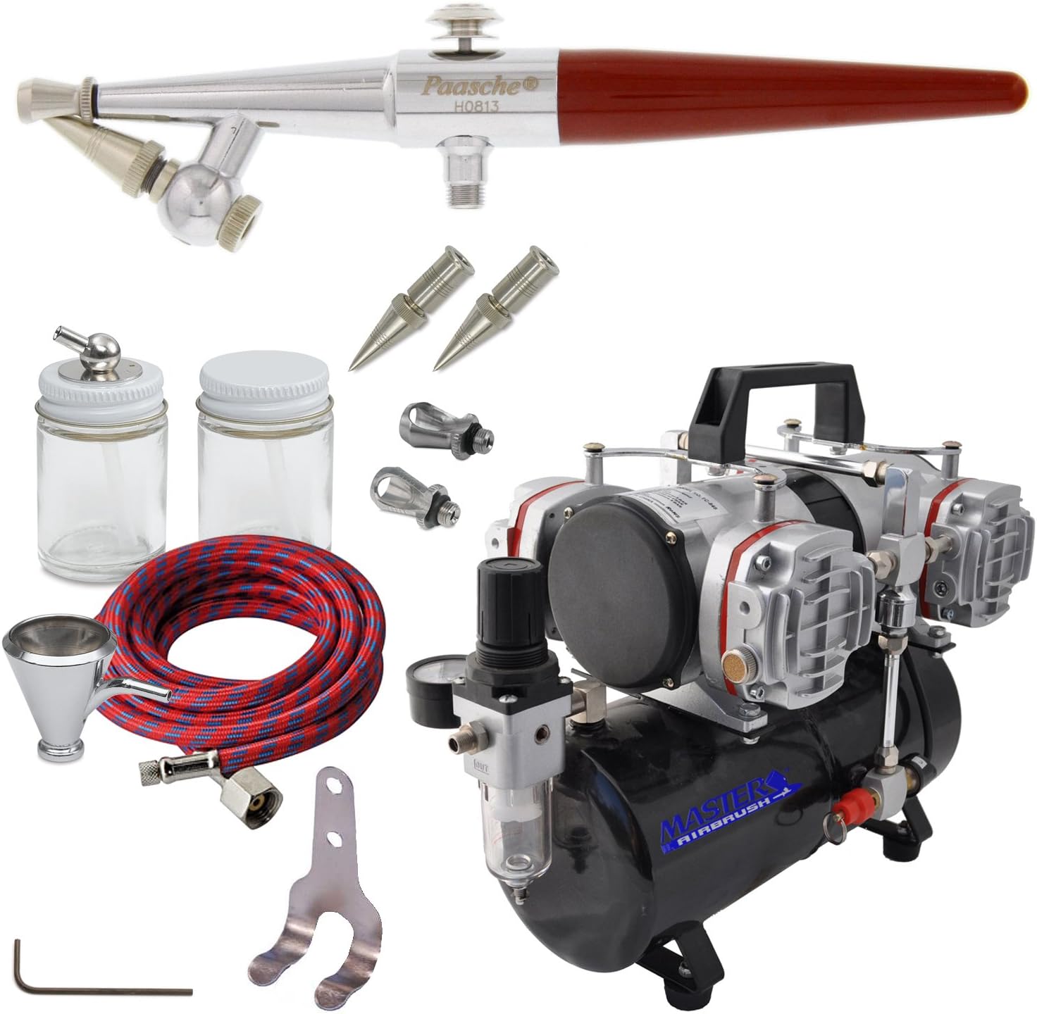 Amazon.com: Paasche H-SET Airbrushing System with AirBrush-Depot TC-848 ...