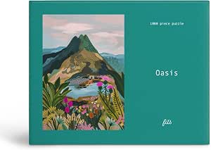 Amazon.com: FITS PUZZLES 1000 Piece Puzzle, Oasis Adult Puzzle ...